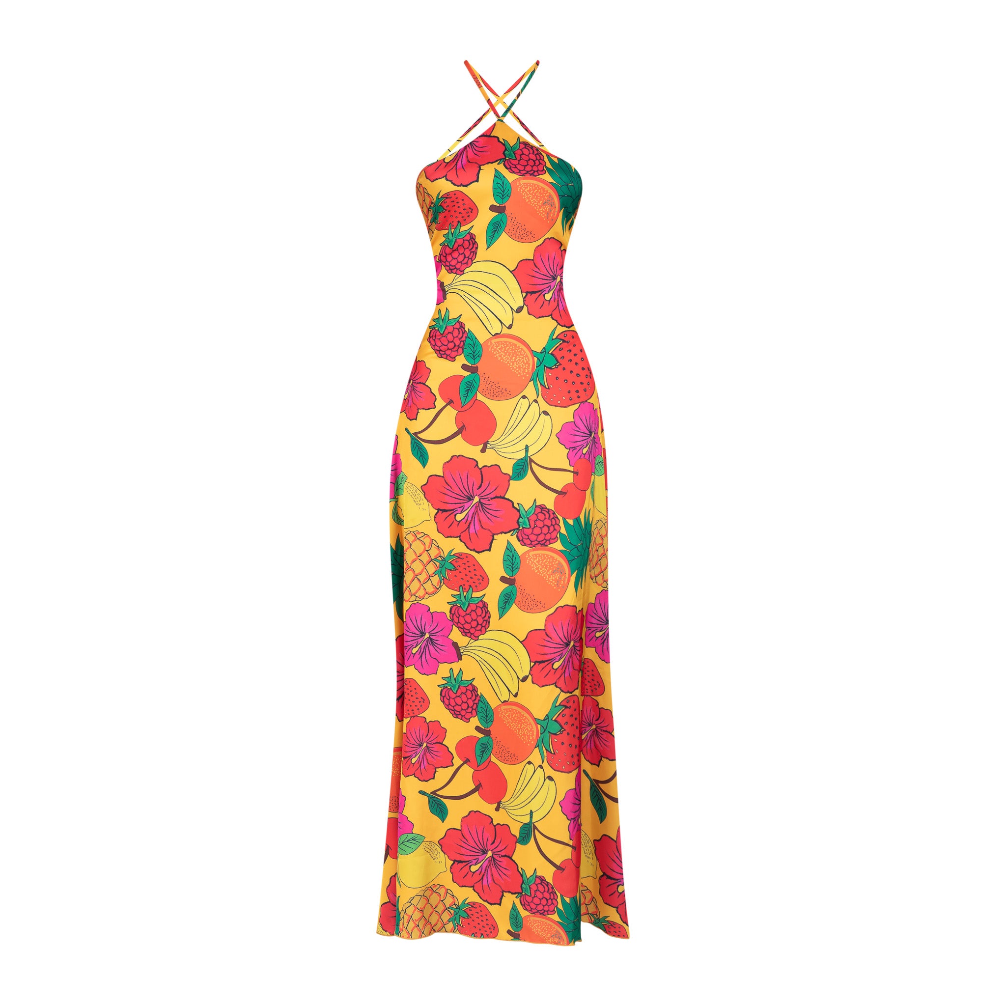 Fruits Slip Dress – Malondié